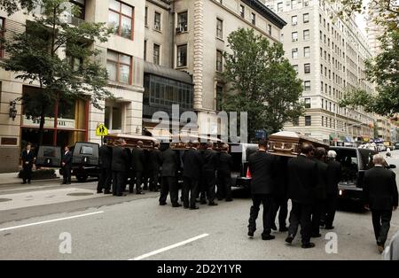 Caskets Memorial Service held at the Frank E. Campbell Funeral Home for ...