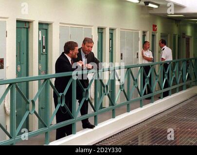 The Director of Dispersal Prisons, Phil Wheatley (left) talking with ...