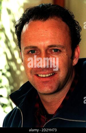 Paul Usher Actor from TV Brookside leaves shop just before fire and ...