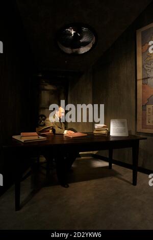 Wax figure of Adolf Hitler at Berlin Madame Tussauds Exhibition Stock ...