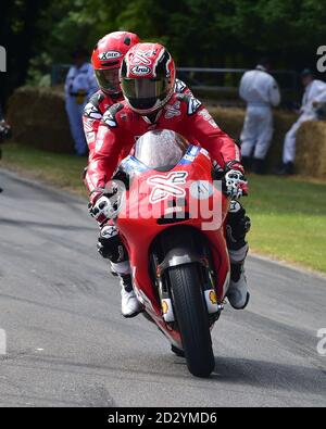 Randy Mamola, Sebastiano Cremonini, Ducati Desmosedici X2, Goodwood ...