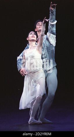 Dress rehearsal for Romeo and Juliet ballet by Hong Kong Ballet at City ...