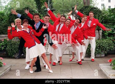 TV Presenter and Fashion Designer Jeff Banks with Butlins Redcoats in ...