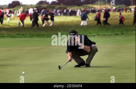 RODNEY PAMPLING BRITISH OPEN CARNOUSTIE 16 July 1999 Stock Photo - Alamy