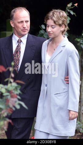 Nikki Rollason and her father John (daughter and ex husband) outside St ...