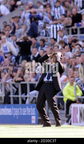 Newcastle United football manager Ruud Gullit opens the new Newcastle ...