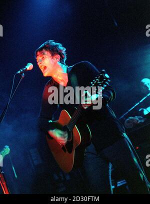 Longpigs at Heaven. Crispin Hunt, lead singer of the rock group the ...