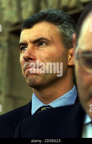 Solicitor Sally Clark, with her husband Stephen Clark (right)leaves the ...
