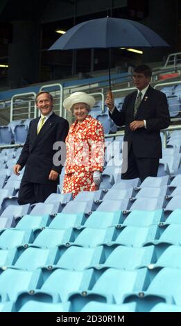 Stadium Australia, Olympic stadium in Sydney Olympic Park, now known as ...