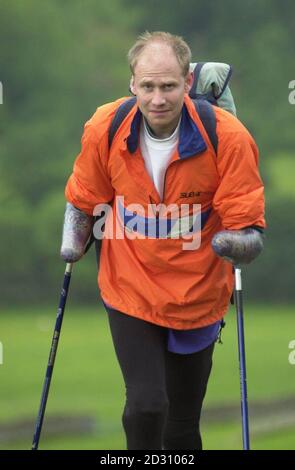 Jamie Andrew charity climb Stock Photo - Alamy