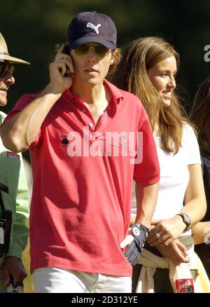Actor Hugh Grant with the Duke of Roxburghe's daughter Roseanna Innes ...
