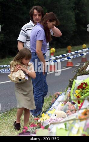 The family of Sarah Payne visit the scene where her body was found ...