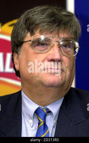 John Elsom, chairman of Leicester City Football Club after the club's ...