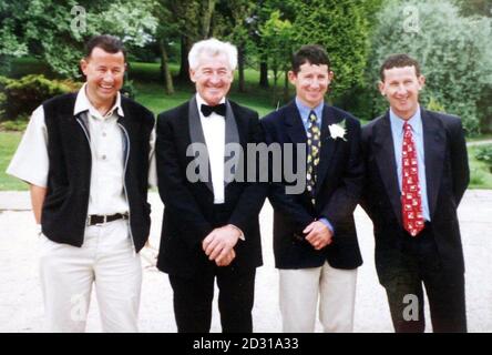 Undated collect photo of (left to right) British ski instructor Kevin ...