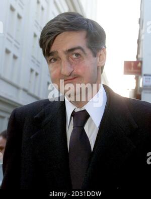 Lady Annabel Goldsmith and her son Robin Birley, arriving at Bow Street ...