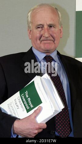 Michael Redfern QC during a press conference in Liverpool, explaining ...