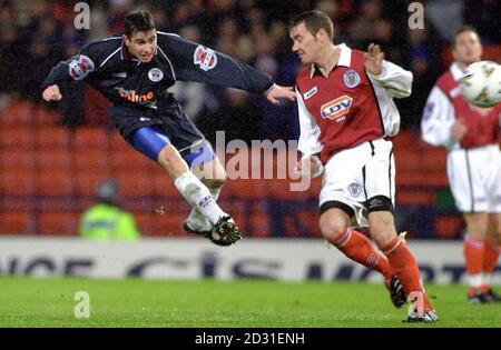 St Mirren scores a goal before being ruled out for offside during the ...