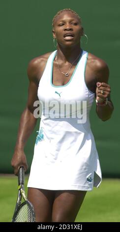 NO COMMERCIAL USE: USA's Serena Williams in action against Barbara ...