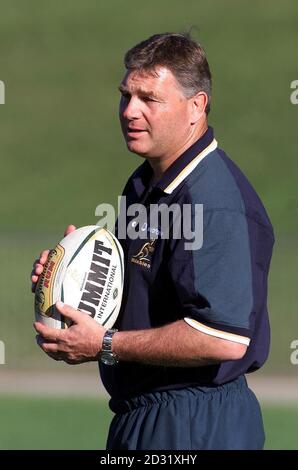 Australia's head coach Rod Macqueen poses for photographers at Coffs ...