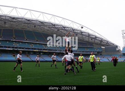 British Lions Danny Grewcock during lineout training at the WACA Stock ...