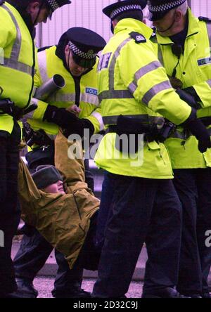Faslane naval base on the River Clyde, west coast Scotland, home to ...