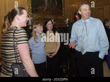 From left to right are: Catherine Blair, wife of U.S. Ambassador to the ...