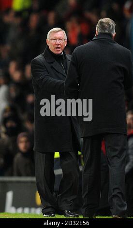 Sir Alex Ferguson and Sam Allardyce (left) on day three of the 2024 ...