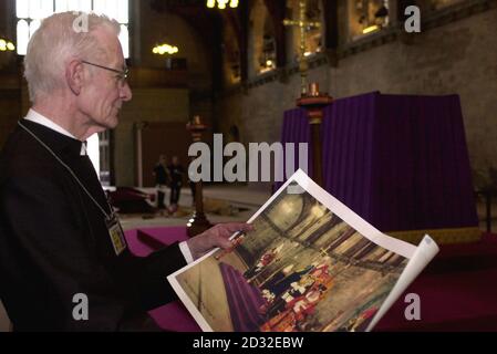 The Dean's Verger at Westminster Abbey David Dorey carries the Abbey's ...