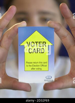 Ballot boxes to be used for voting in the Scottish Parliament Election ...