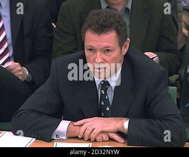 John Tiner giving evidence Stock Photo - Alamy