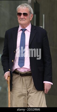 Former Garda sergeant Owen Corrigan leaves the Smithwick Tribunal ...