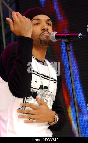 Craig David on stage at the Capital FM Jingle Bell Ball 2016 with Coca ...