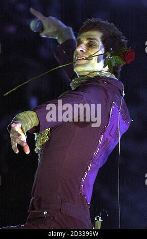 Perry Farrell, lead singer in the rock band Jane's Addiction and his ...