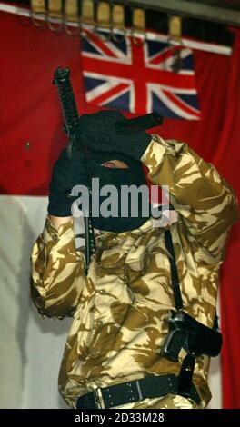 UFF (Ulster Freedom Fighters) from the Shankill road in Belfast Stock ...