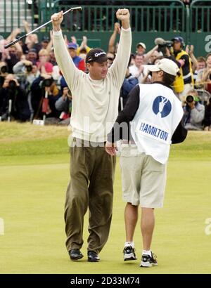 TODD HAMILTON & CADDY ROYAL TROON SCOTLAND ROYAL TROON 2004 SCOTLAND 18 ...