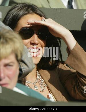 EDITORIAL USE ONLY, NO COMMERCIAL USE. Tennis star Greg Rusedski flies ...