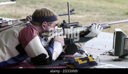 COMMONWEALTH GAMES. RIFLE SHOOTING Stock Photo - Alamy