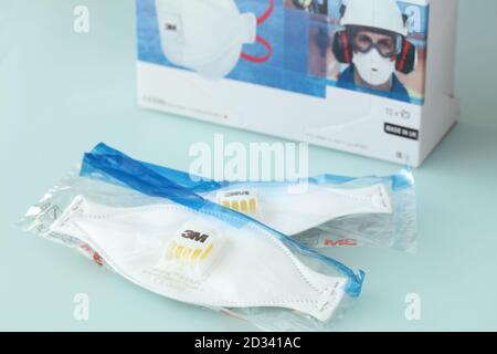 3M disposable ffp3 respirators Stock Photo - Alamy