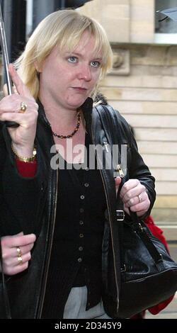 Eilisa Broadhurst arrives at Newcastle Crown Court today with PC Niel ...