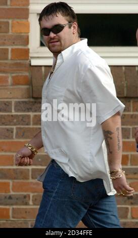 Lottery winner Michael Carroll arrives for sentencing after he admitted ...