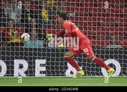 Watford's goalkeeper Costel Pantilimon can't stop GillinghamÃƒÂ•s ...