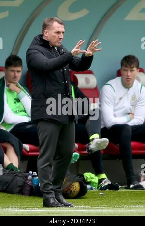 Celtic’s manager Brendan Rodgers during the cinch Premiership match at ...