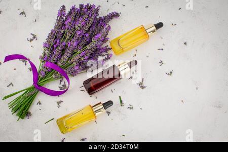 Save Download Preview lavender herb and essential aromatherapy oil on ...