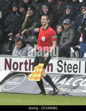 Assistant Referee David McGeachie during the Ladbrokes Scottish ...