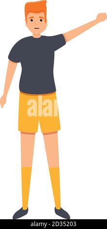 A cartoon illustration of a black woman referee looking sad Stock ...