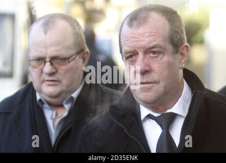 Vicky Hamilton's father Michael Hamilton is restrained by police as ...