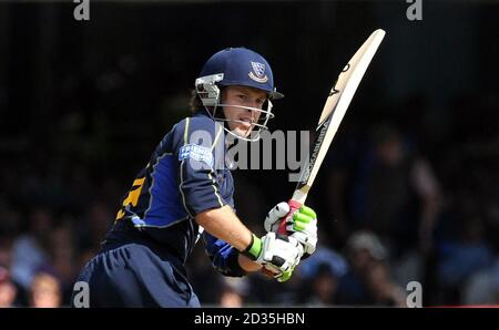 Sussex's Ed Joyce batting during the LV County Championship match ...
