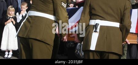 Military - Michael Lockett funeral Stock Photo - Alamy