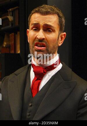 Rupert Everett as Professor Henry Higgins (right), Peter Eyre as ...