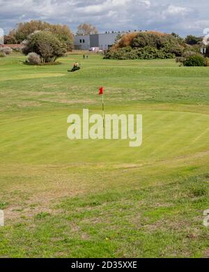 Pitch and putt golf course, Littlehampton, West Sussex, UK Stock Photo ...